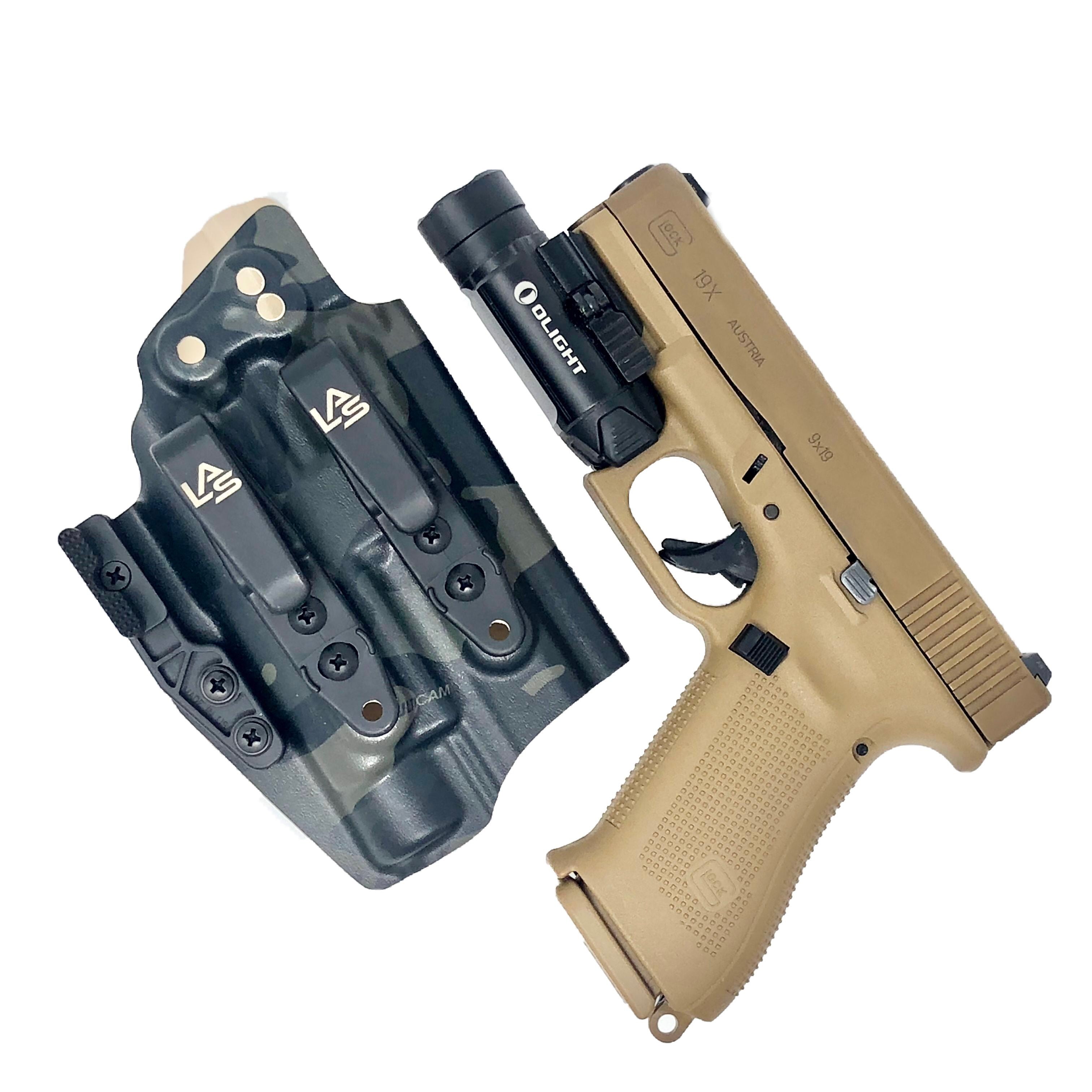 Glock 19X Olight PL2 Valkyrie AIWB Holster - LAS Concealment – lasconcealment